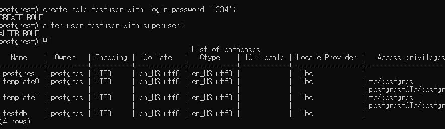 Spring Postgresql Docker Container 세팅 및 에러 해결