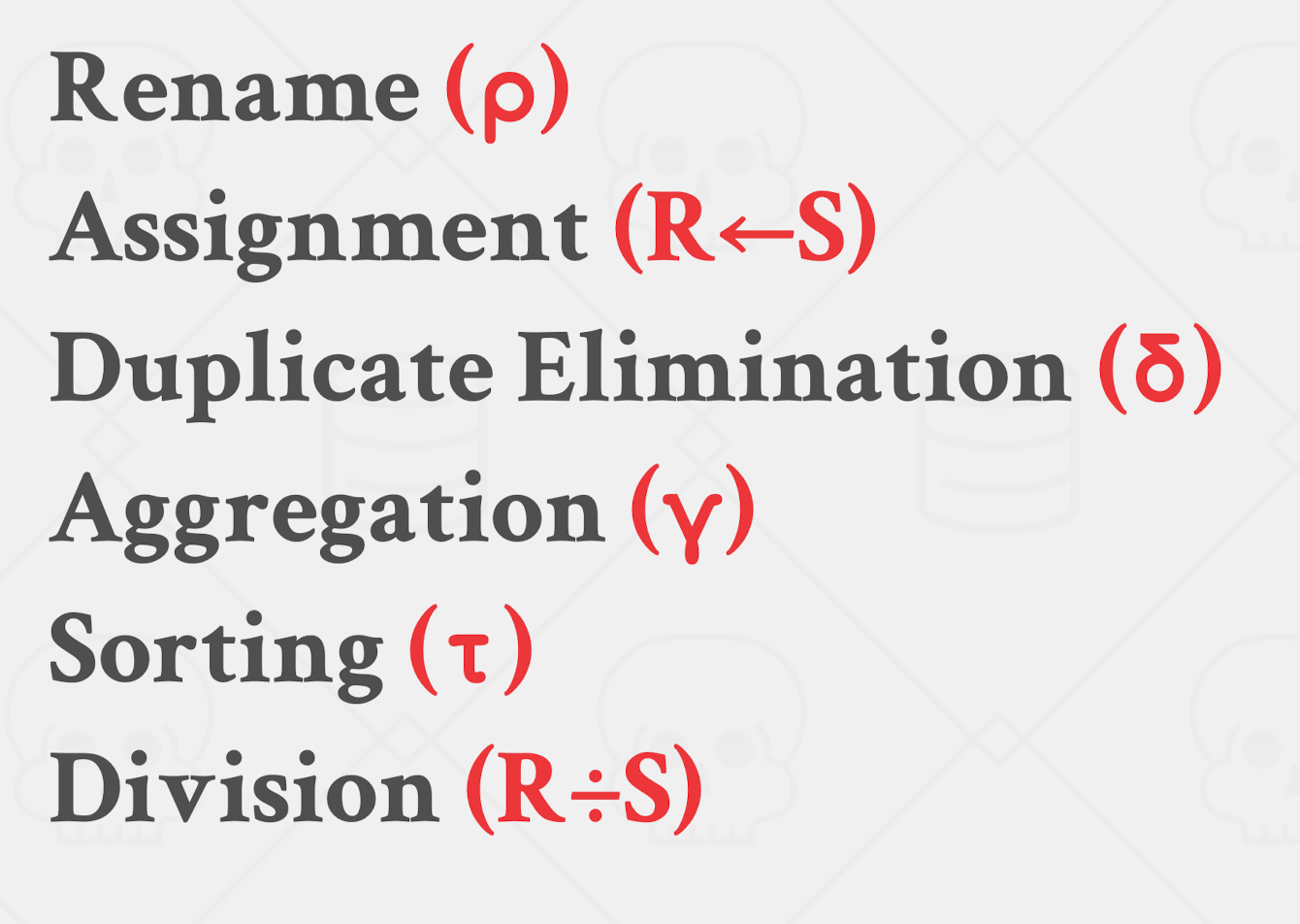 CMU Database (15-445/645) 01 Introduction