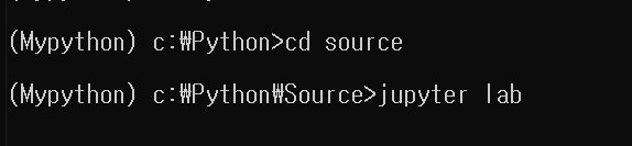 Python JupyterLab 설치