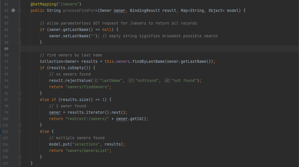 Spring - petclinic(1)