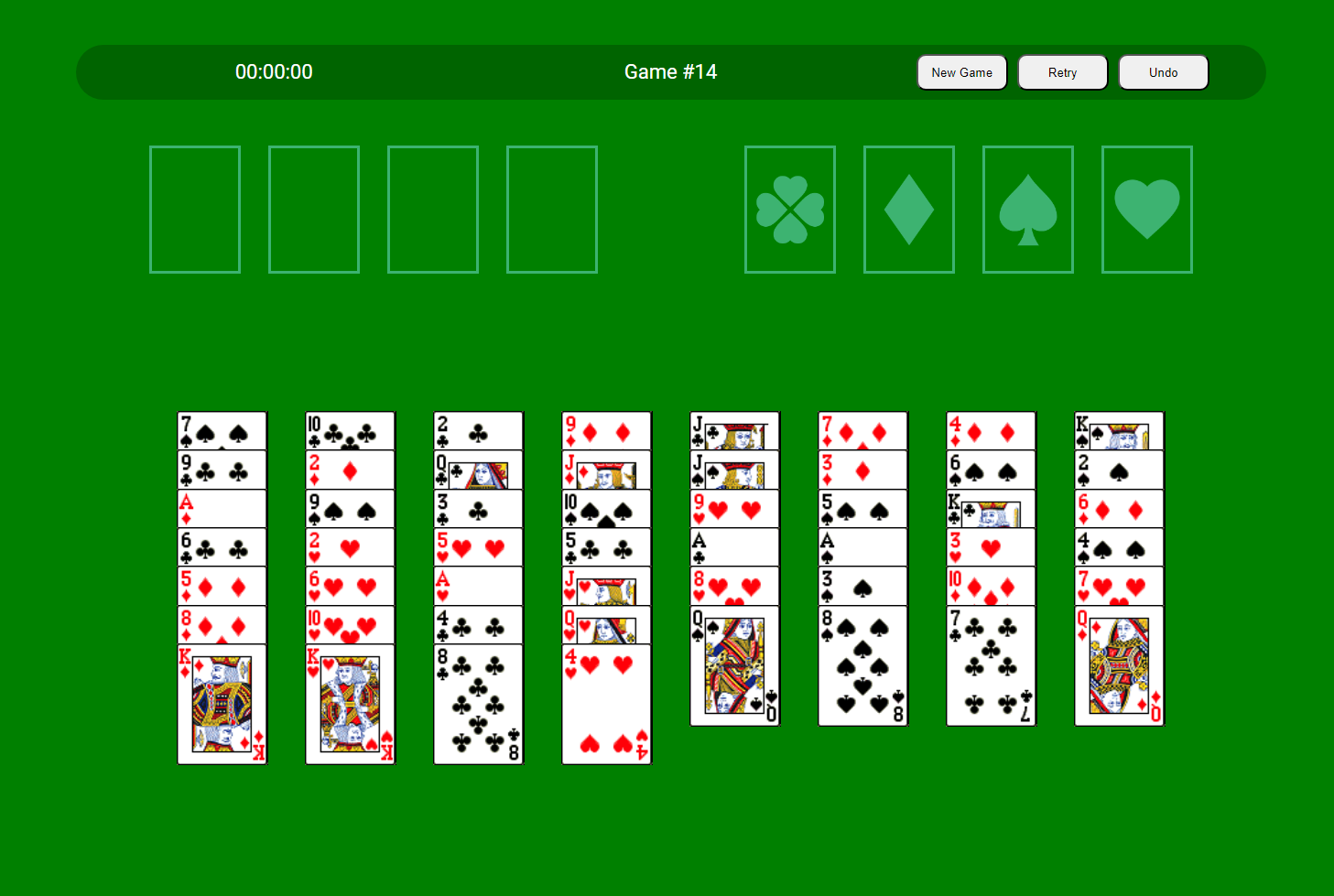 Vanilla JS로 Freecell 구현하기