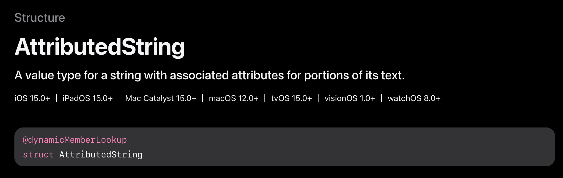 SwiftUI - AttributedString