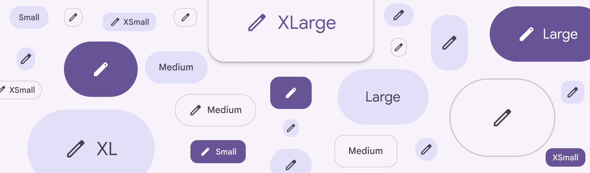 Material Design-Buttons