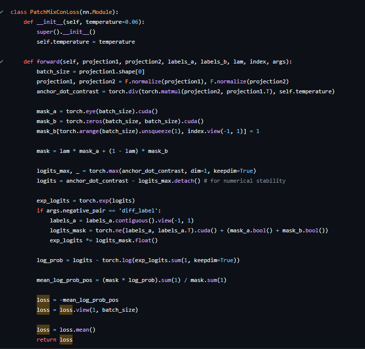 코드 해석 - Patch-Mix Contrastive Learning with Audio Spectrogram Transformer on Respiratory Sound ...