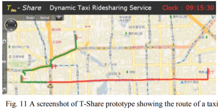 [IEEE] T-Share: A Large-Scale Dynamic Taxi Ride sharing Service