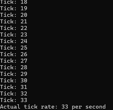 설정한 Tick Rate가 실제 Tick Rate보다 낮게 나오는 이슈 리팩토링