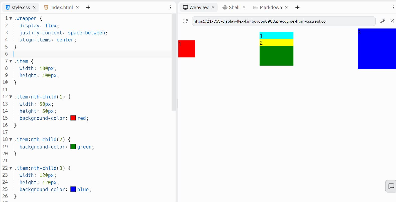  CSS Flex justify content Vs Align items 