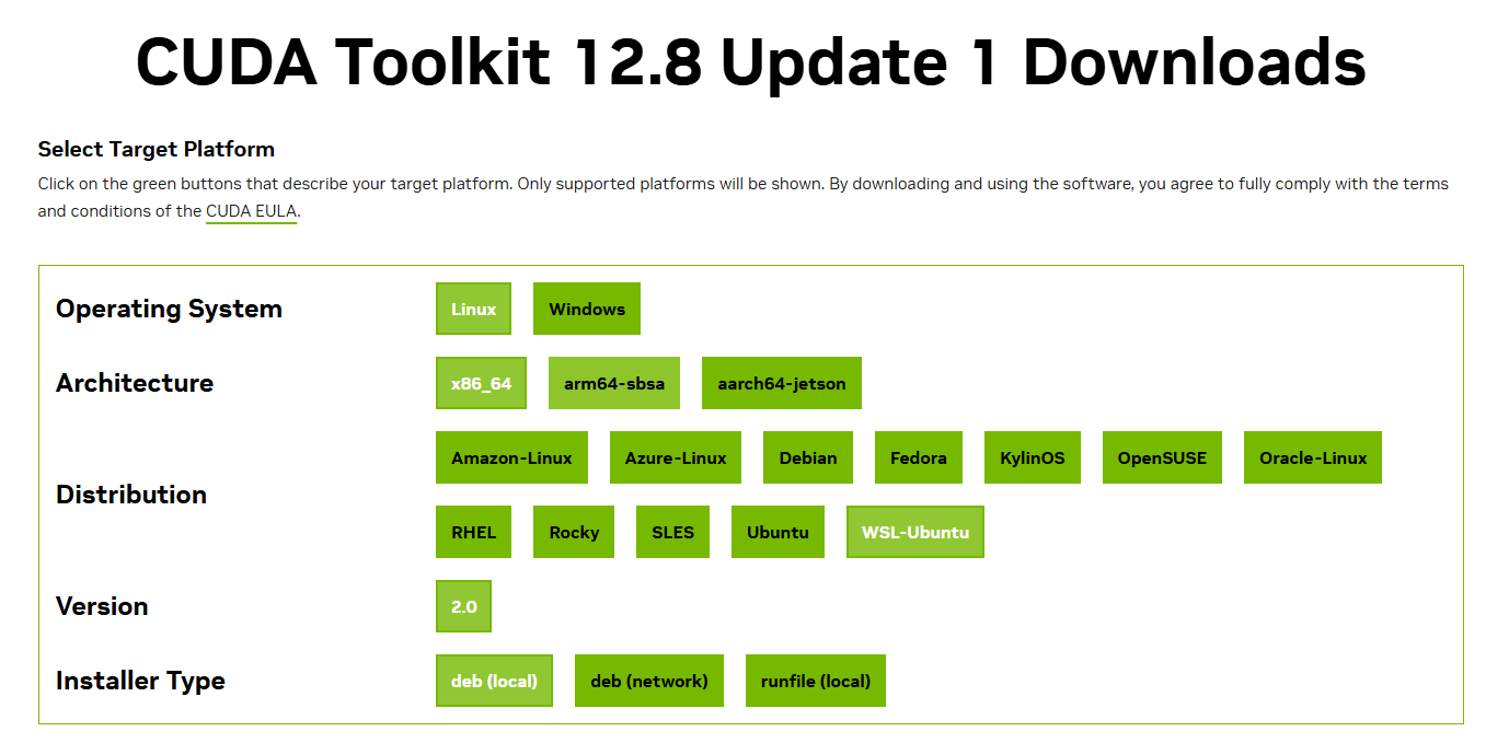 WSL에서 CUDA 설치하기