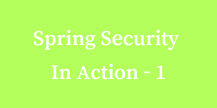 Spring Security 소개