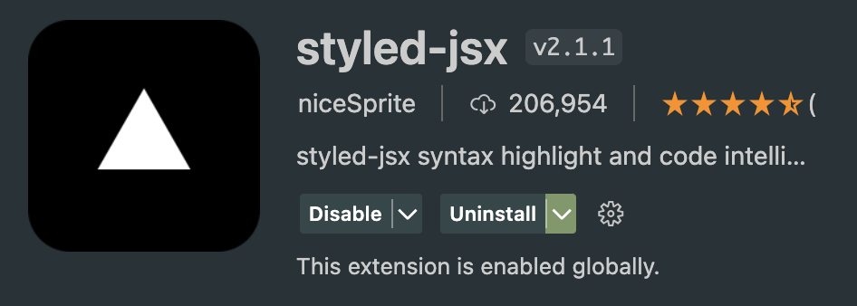 VSCode에서 Styled JSX 편하게 사용하기