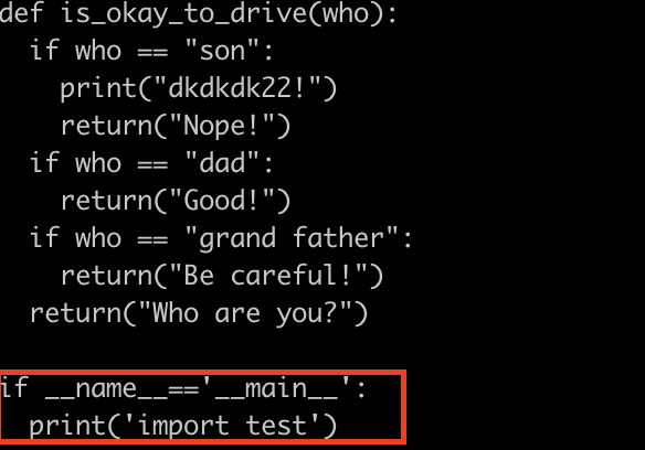 if __name__ == “__main__”: (확장)