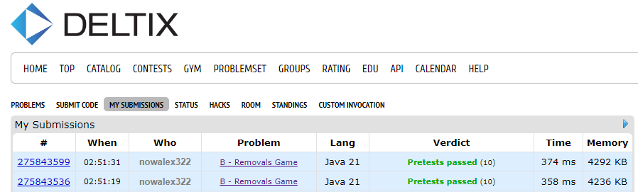 CODEFORCES CONTESTS - EPIC Institute of Technology Round August 2024 ...