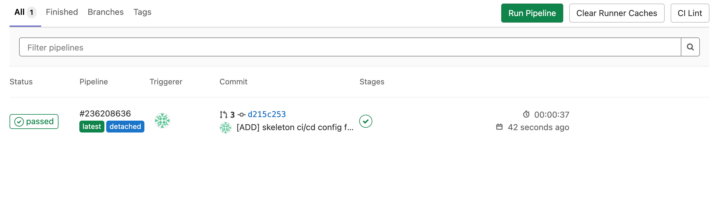 gitlab test workflow