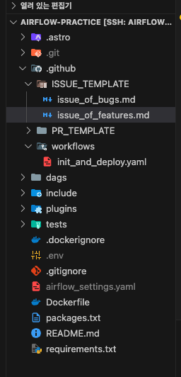 Airflow - GitHub action CICD