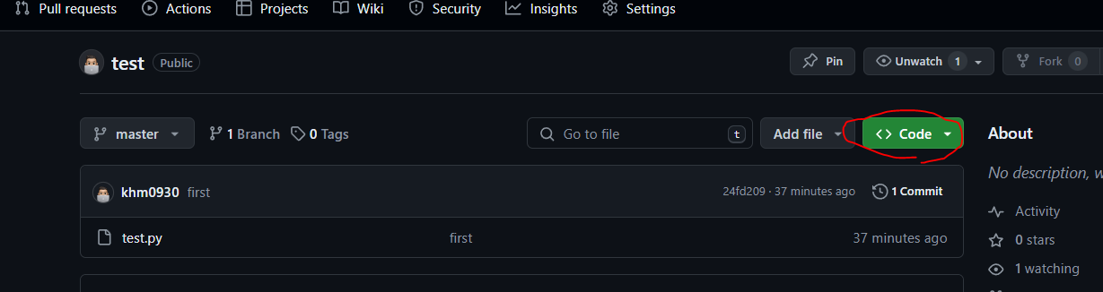 Git Hub 클론(clone) 과 풀(pull)