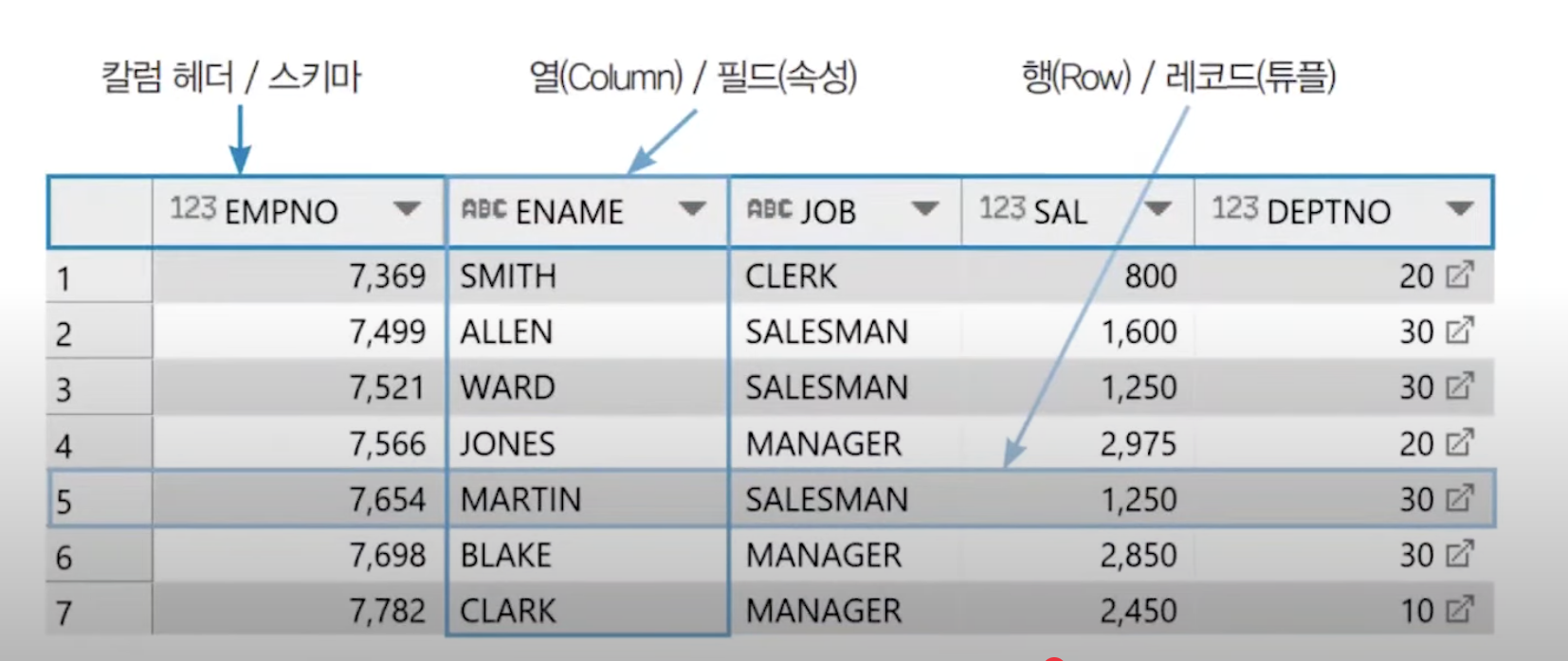 [SQLD] SQLD 2과목 SQL 기본