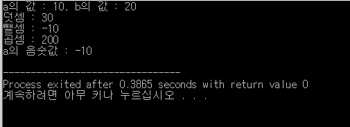 [혼공C] Chapter 4. 연산자