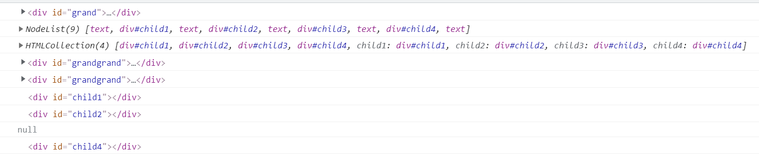 parentNode / childNodes / closest() / firstElementChild ...