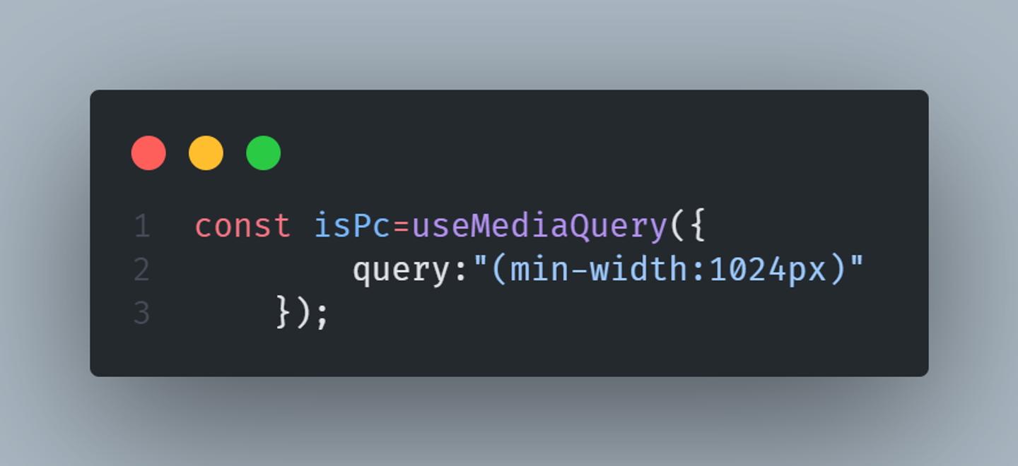 useMediaQuery 적용하기 🔨[TypeScript]