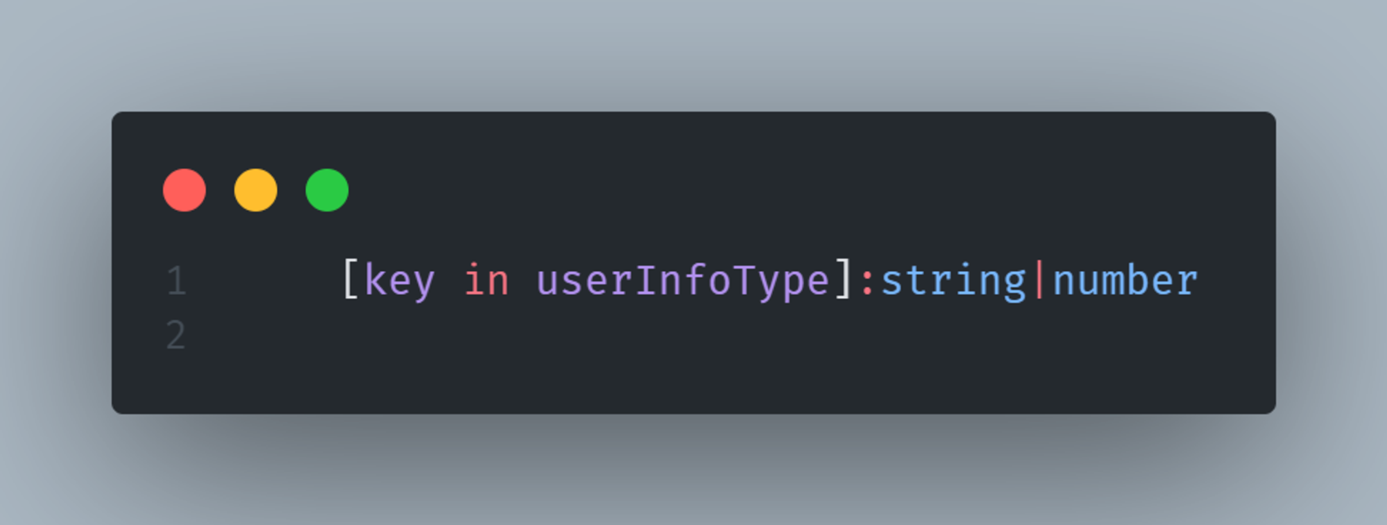 맵드 타입 [TypeScript]
