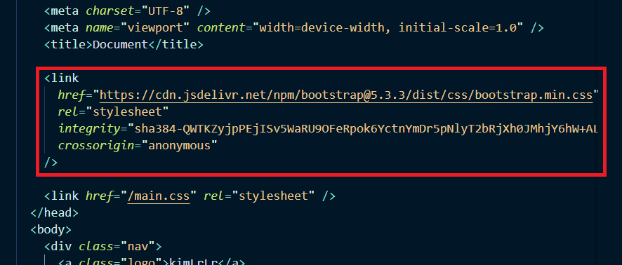 [Node]Bootstrap설치