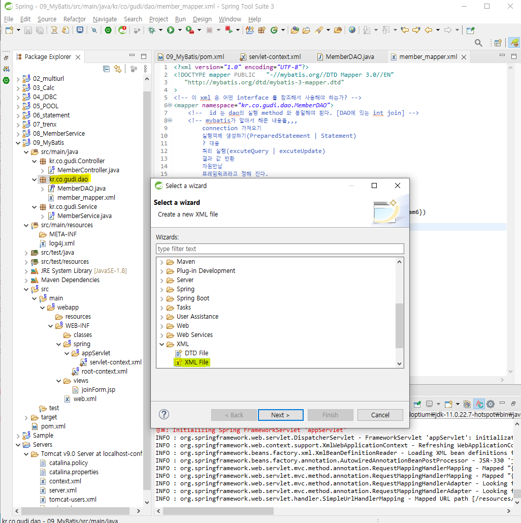 [SPRING] MyBatis 설정하기