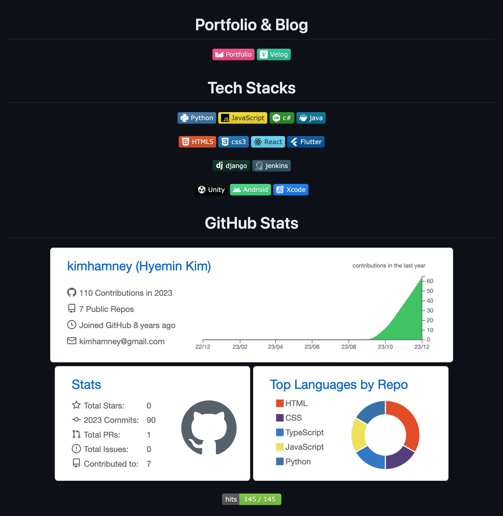 [GitHub] 프로필 깔끔하게 꾸미기