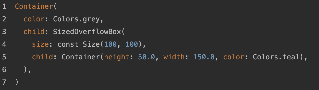 Single-child layout widgets