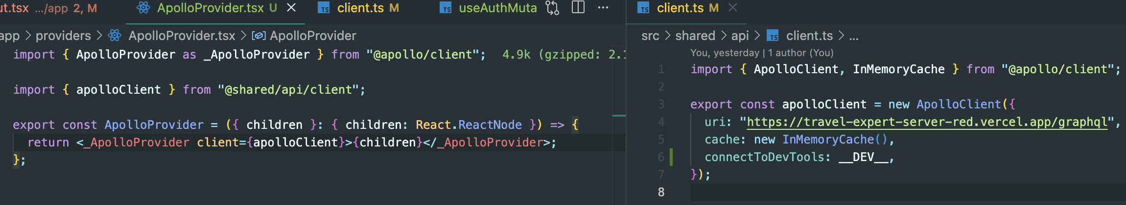 GraphQL & Apollo 적응기