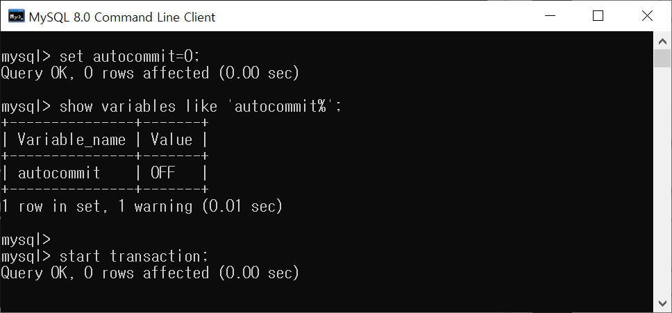MySQL - Transaction Isolation Levels