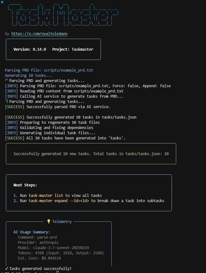 프로젝트 관리 MCP: Task-Master 설치 및 설정 가이드