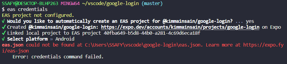 [React Native] Expo Google Login 하나부터 열까지