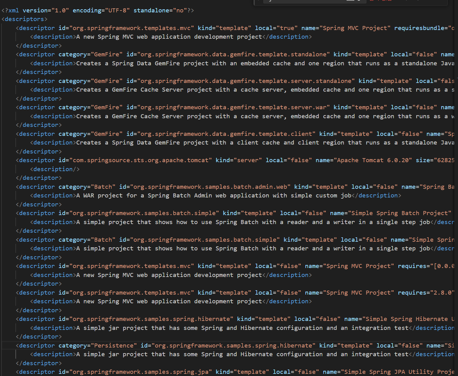 STS-Spring Legacy Project에 Spring MVC Project 안나옴