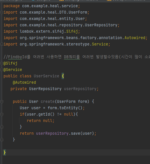 UserController