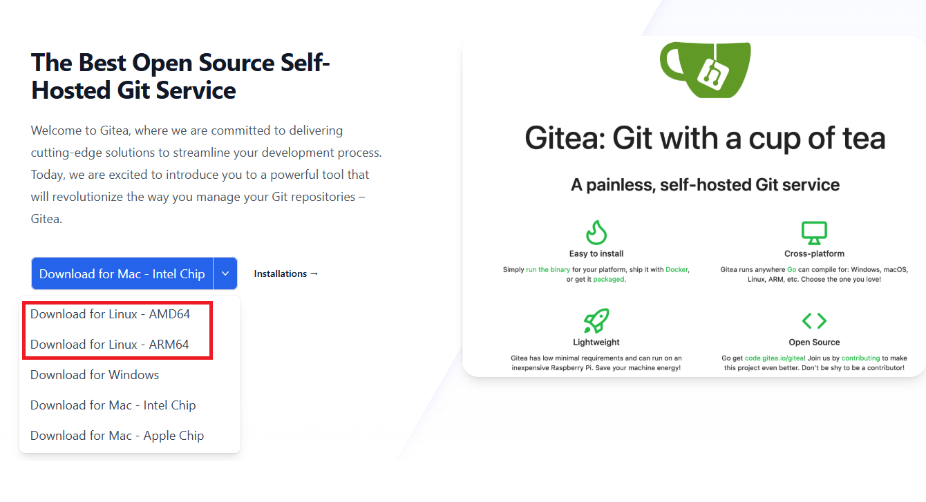 🧐 Linux 오프라인 환경 Gitea설치 (CentOS7)