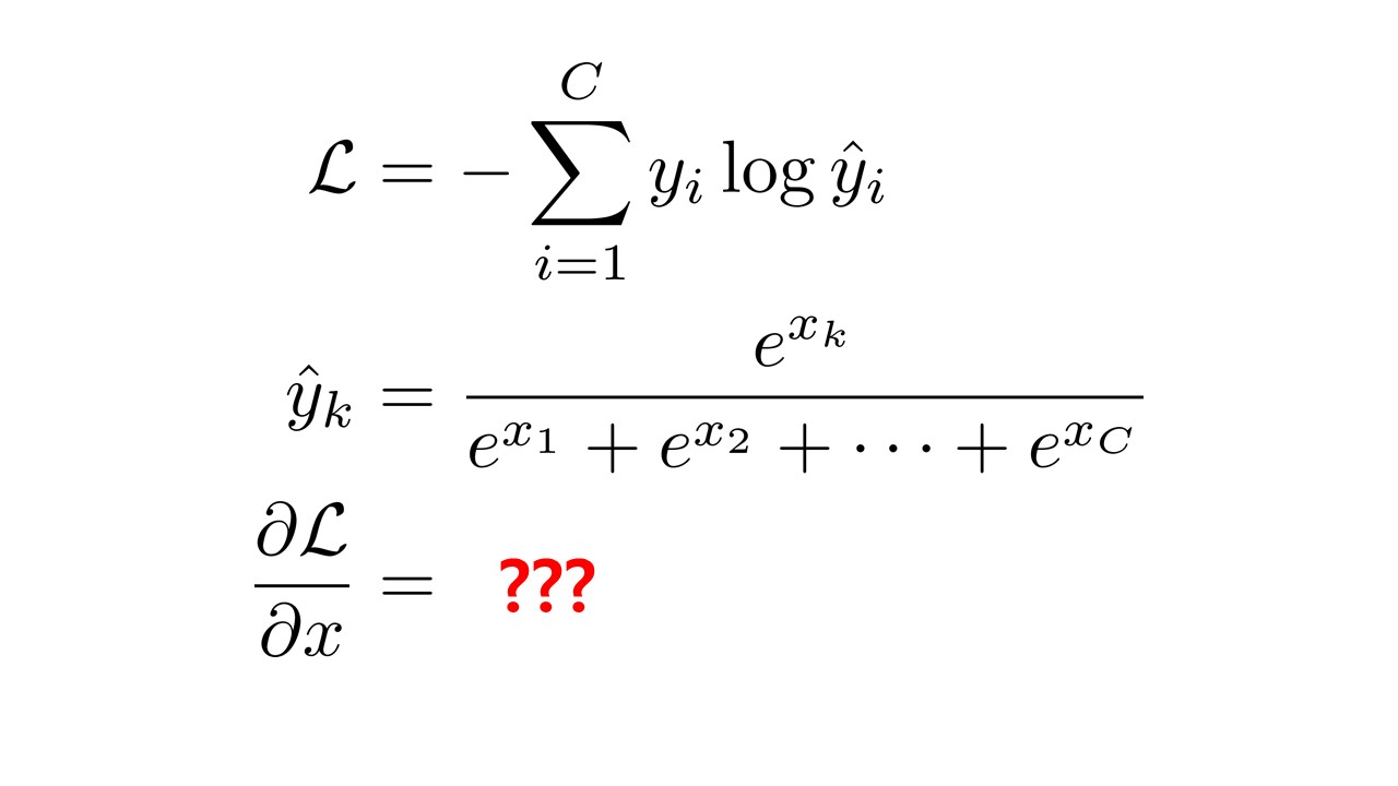 Cross Entropy Loss 미분하기