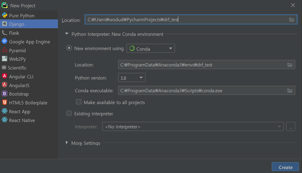 Django Rest Framework 를 이용한 Crawling Api 만들기 Django Rest Framework