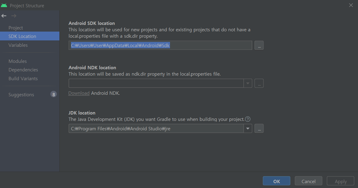 Android A Problem Occurred Configuring Project Algorithms