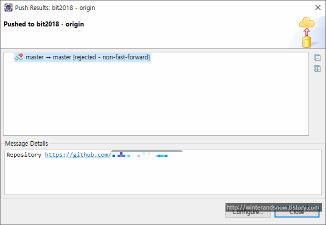[GitHub] rejected-non-fast-forward 오류 해결 (자바 개발 196일차)