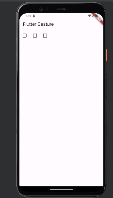 Flutter Gesture