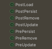 JPA(Java Persistence API)에서 엔티티 생명주기에 따라 실행되는 콜백 메서드