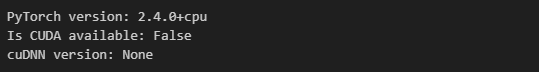 Pytorch 설치 CUDA setting