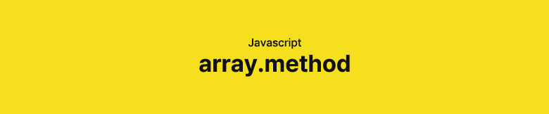[js] array.method