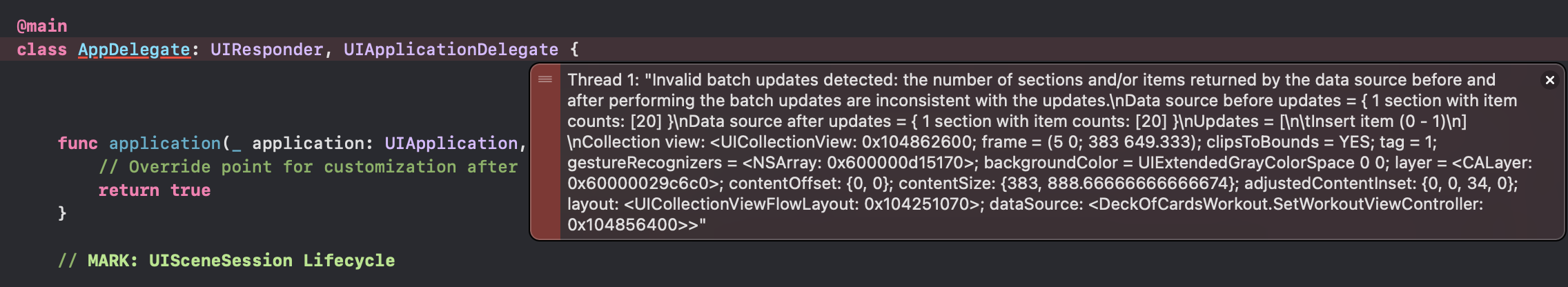 iOS/Swift - CollectionView 새로운 Cell 추가하기