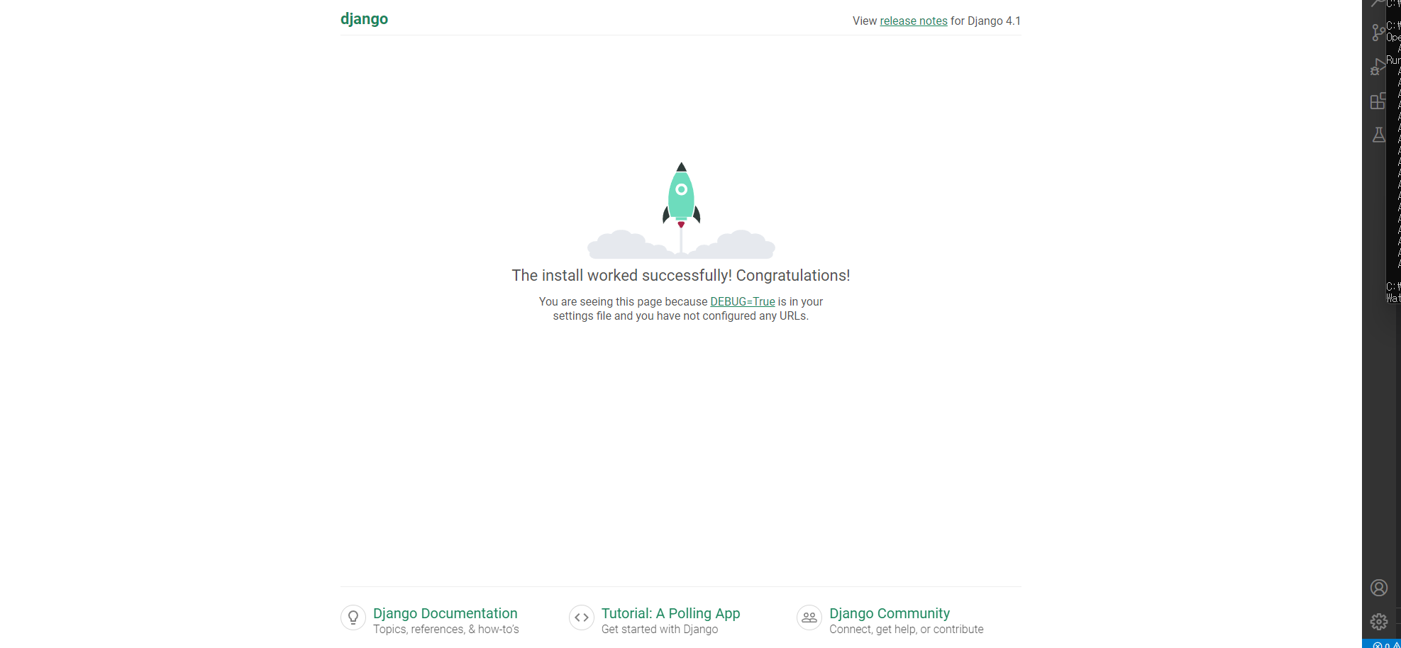 ::Python:: Django + vue 개발환경 설정