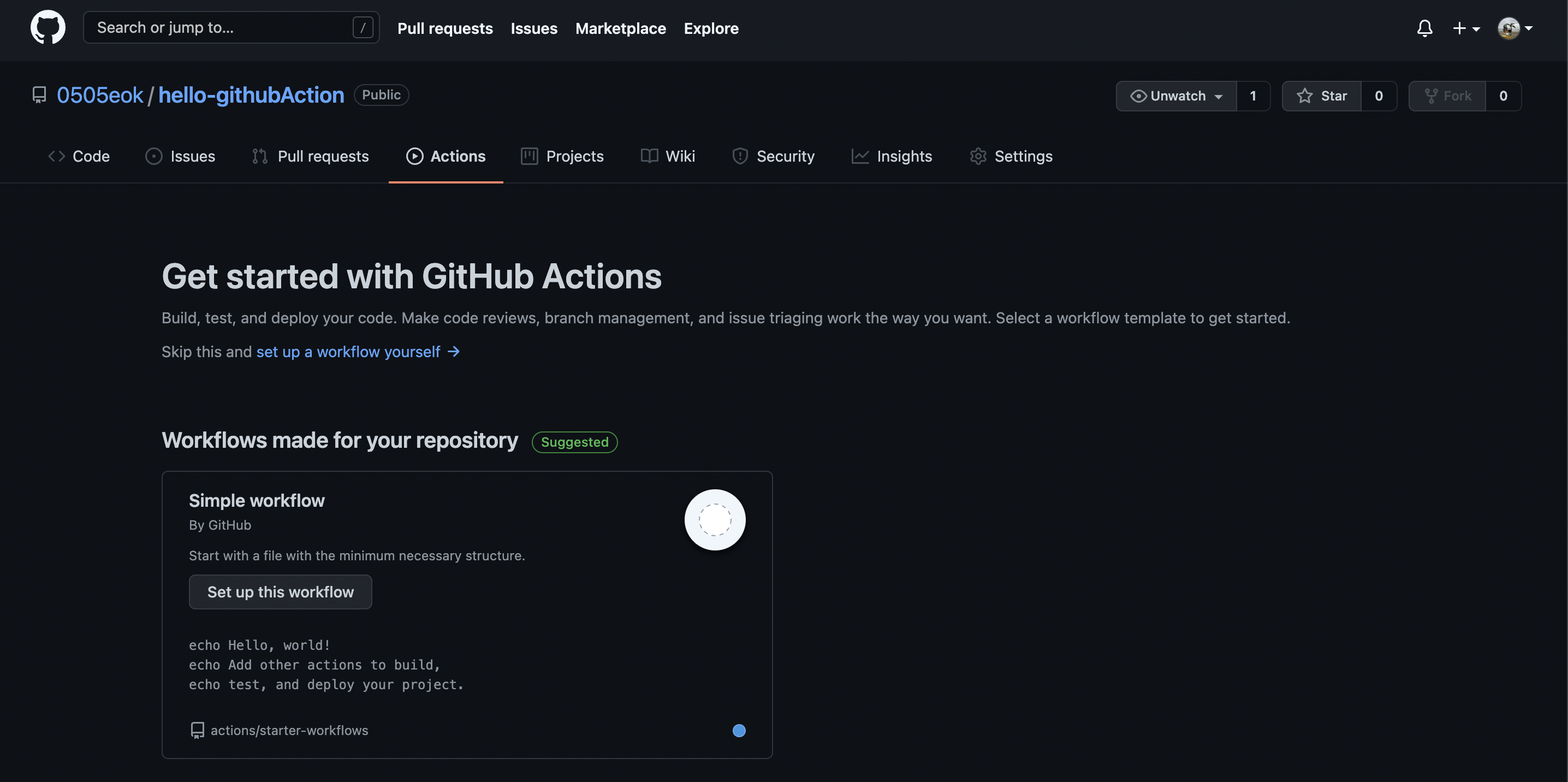 Github Action