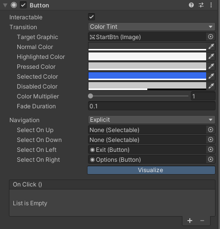 [TIL] Unity - UI Keyboard Navigation