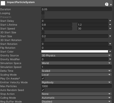 [TIL] Unity - 파티클 시스템