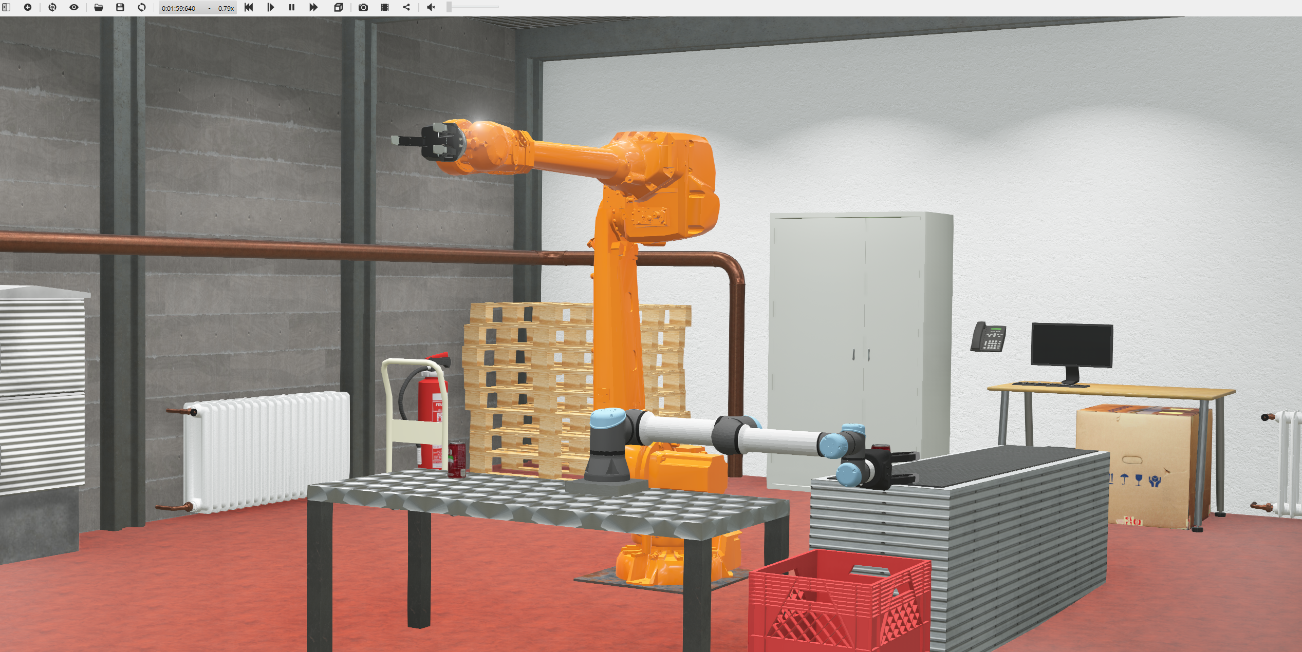 로봇운영체제 실습 - Simulation: Webots