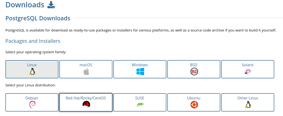 CentOS 8에 Postgresql 14 설치